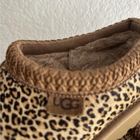 UGG | Shoes | Leopard Print Ugg Tasman Slipon Shoes Slippers | Poshmark